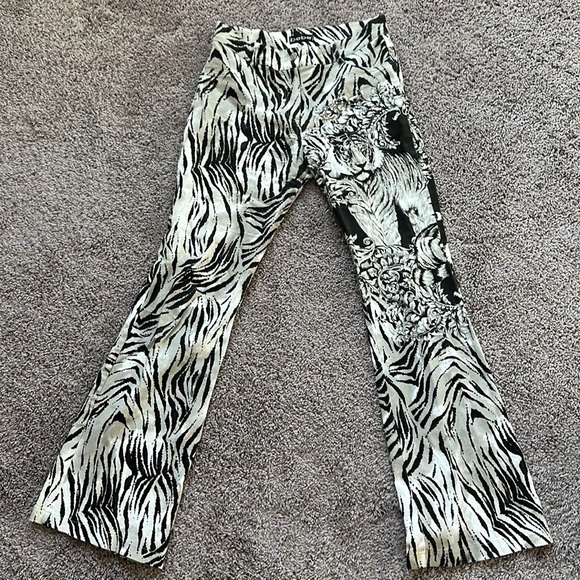bebe | Jeans | Vintage Animal Print Flare Bebe Pants Zebra Punk Goth ...